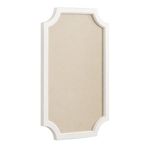 Kate & Laurel All Things Decor 18"x30" Hogan Framed Scalloped Pinboard ...