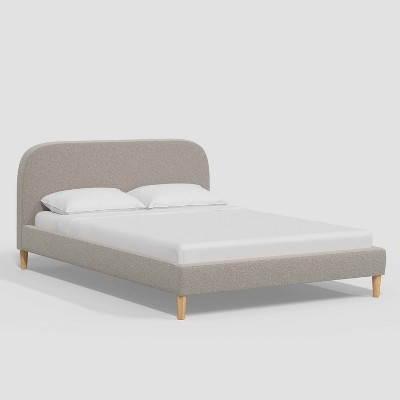 Encino Wingback Platform Bed In Dry Velvet - Threshold™ Designed With ...