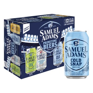 Samuel Adams Primetime Seasonal Variety Pack - 12pk/12 Fl Oz Cans : Target