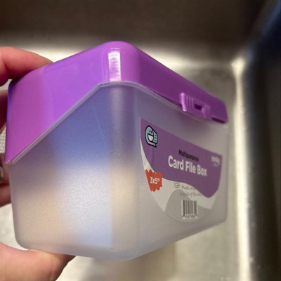 Enday 3" X 5" Index Card File Box : Target