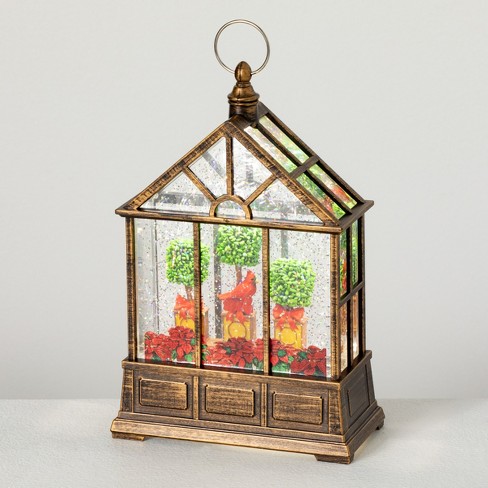 10.5"h Sullivans Cardinal Shimmer Lantern, Multicolored : Target