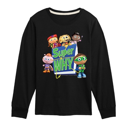 Boys' - Super Why - Super Why Group Long Sleeve Graphic T-shirt : Target