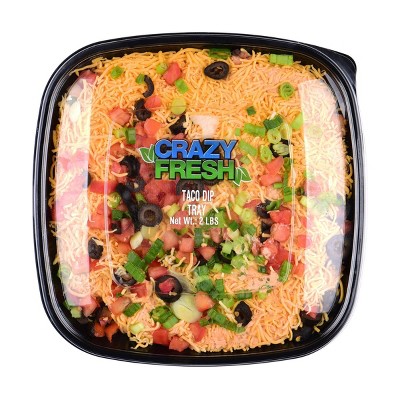 Crazy Fresh Taco Dip Tray - 2lb : Target