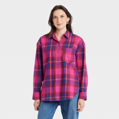 Lands' End Women's Flannel Shirt : Target