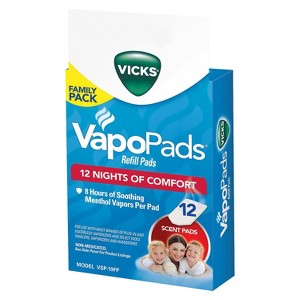 Vicks Vapopads Refill - Soothing Menthol - 12ct : Target