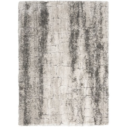 Nourison Dreamy Shag Abstract Machine Woven Area Rug : Target