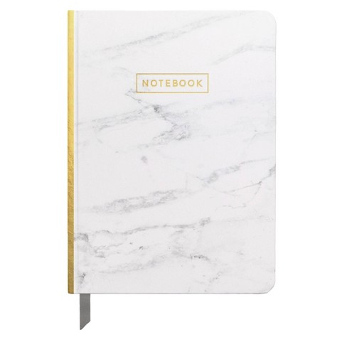 Lined Journal 5"x 7.25" Marble With Gold Foil - Designworks Ink : Target