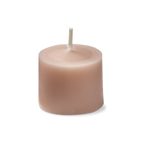 Tag Color Studio Votive Candles Set Of 12 Blush Smokeless Paraffin Wax ...