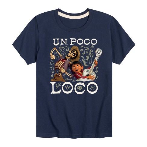Coco Un Poco Loco Short Sleeve Graphic T-shirt - Navy - 3t : Target