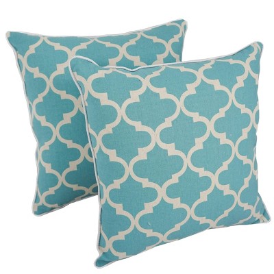 Saro Lifestyle Artistic Geometric Fun Poly Filled Throw Pillow ...