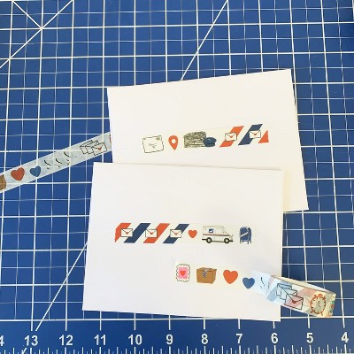 Illustrated Masking Tape By Ramus & Co - 3ct Rolls, "pen Pals" : Target