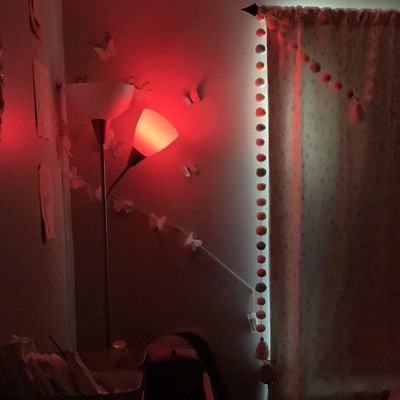 Torchiere With Task Light Floor Lamp Gold - Room Essentials™ : Target