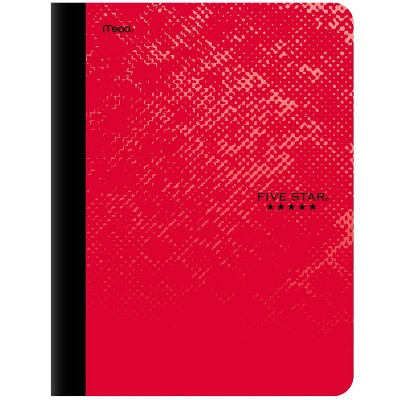 Five Star College Ruled Composition Notebook Red – Target Inventory ...