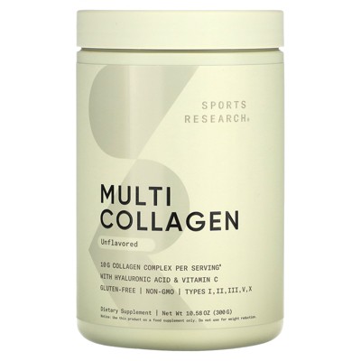 Sports Research Collagen Peptides, Hydrolyzed Type I & Iii Collagen ...