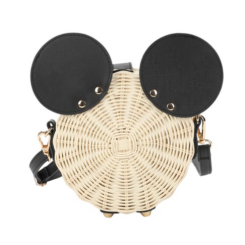 Mickey Mouse Ears Wicker Handbag : Target