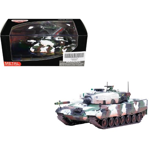 Leopard 2a4 Main Battle Tank With Snorkel "winter Camouflage" German ...