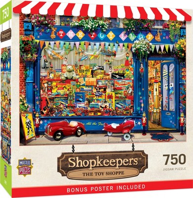 Masterpieces 750 Piece Jigsaw Puzzle - Town Square Booths - 18"x24 ...