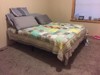 Platform Bed Frame Box Spring Replacement with Adjustable Lumbar ...