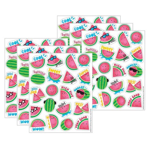 Eureka Scented Stickers Watermelon 80/pack 6 Packs/bundle (eu-650932-6 ...